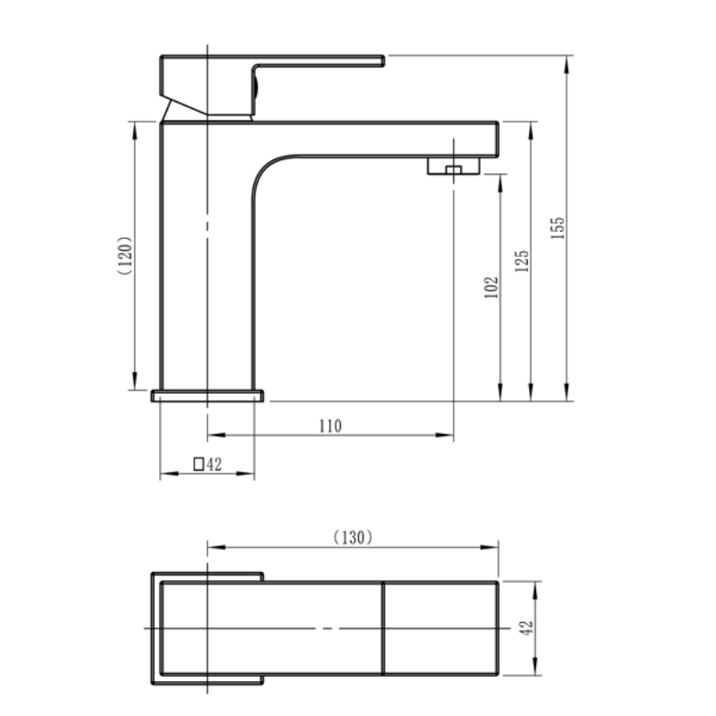 Bathroom sink mixer, standing chrome Cremona 10436 FORMA VITA ⋆ MASTERHAUS