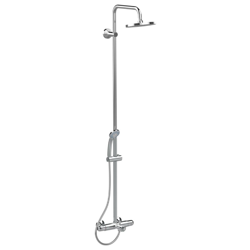 Shower system with wall thermostatic mixer Ceratherm 25 ⋆ MASTERHAUS