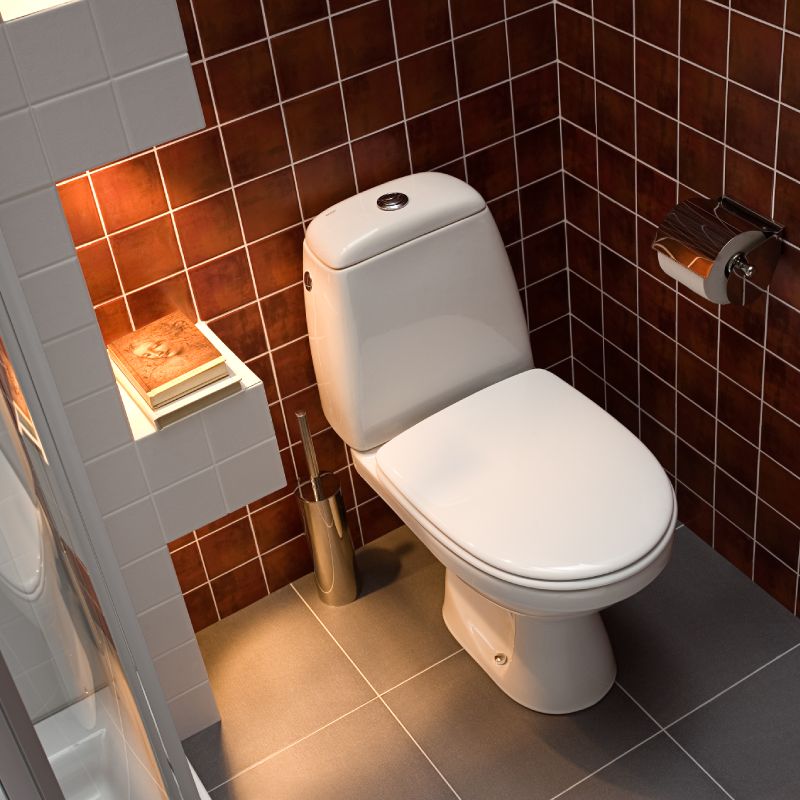 Моноблок със задно оттичане, бял Соло 79218 ⋆ MASTERHAUS