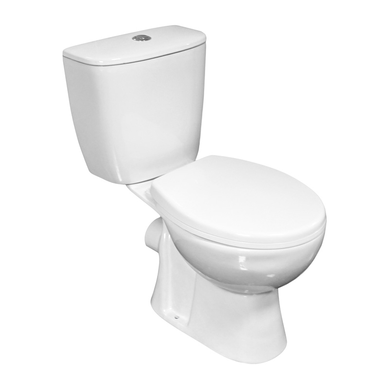 Monoblock rear drain 65 x 73 cm, 3 / 6l, delayed fall seat, white ⋆ ...