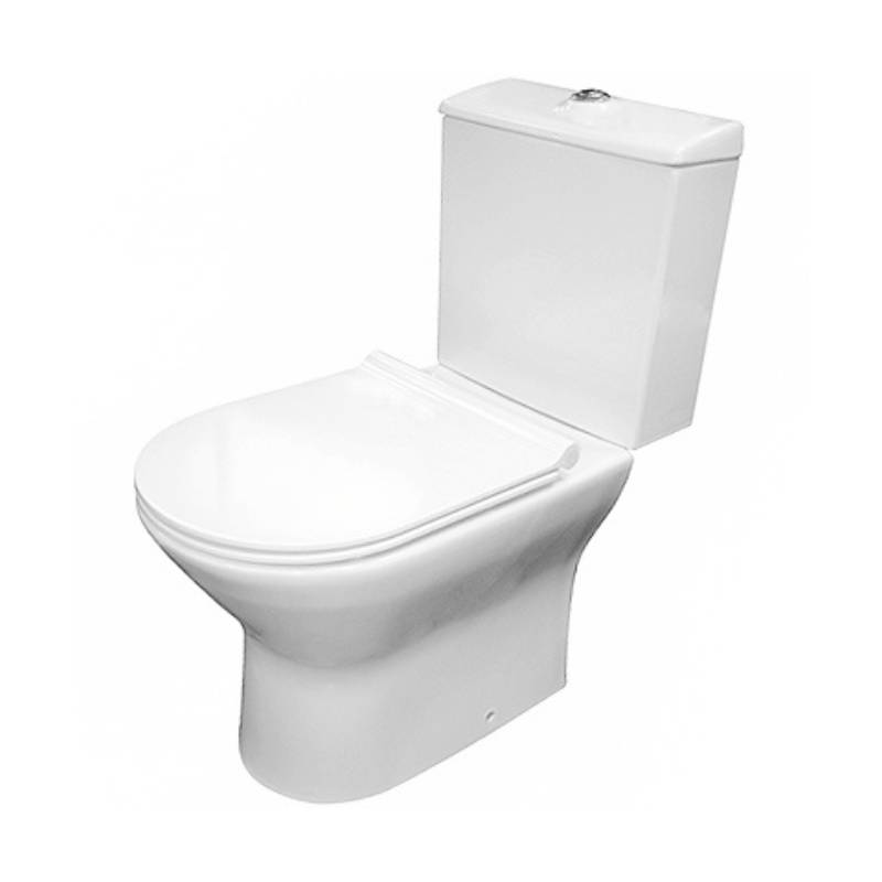 Monoblock horizontal drain and seat with delayed fall Nexo Slim ⋆ ...