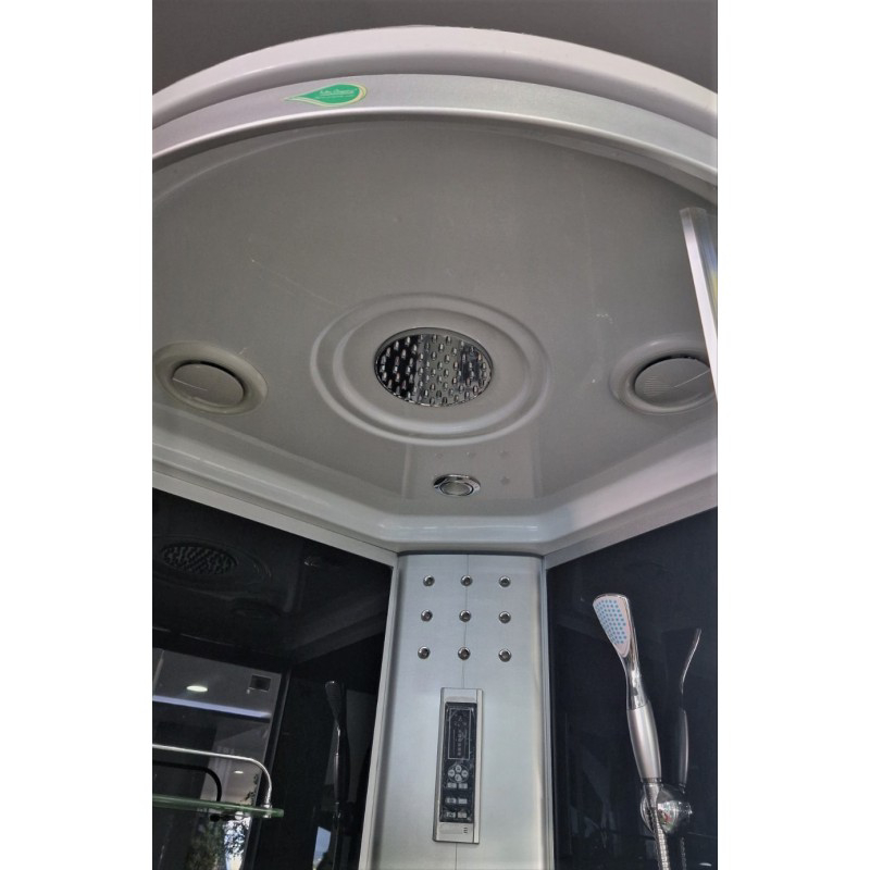 Hydromassage shower cabin Char oval 90 x 90 x 212 cm ⋆ MASTERHAUS