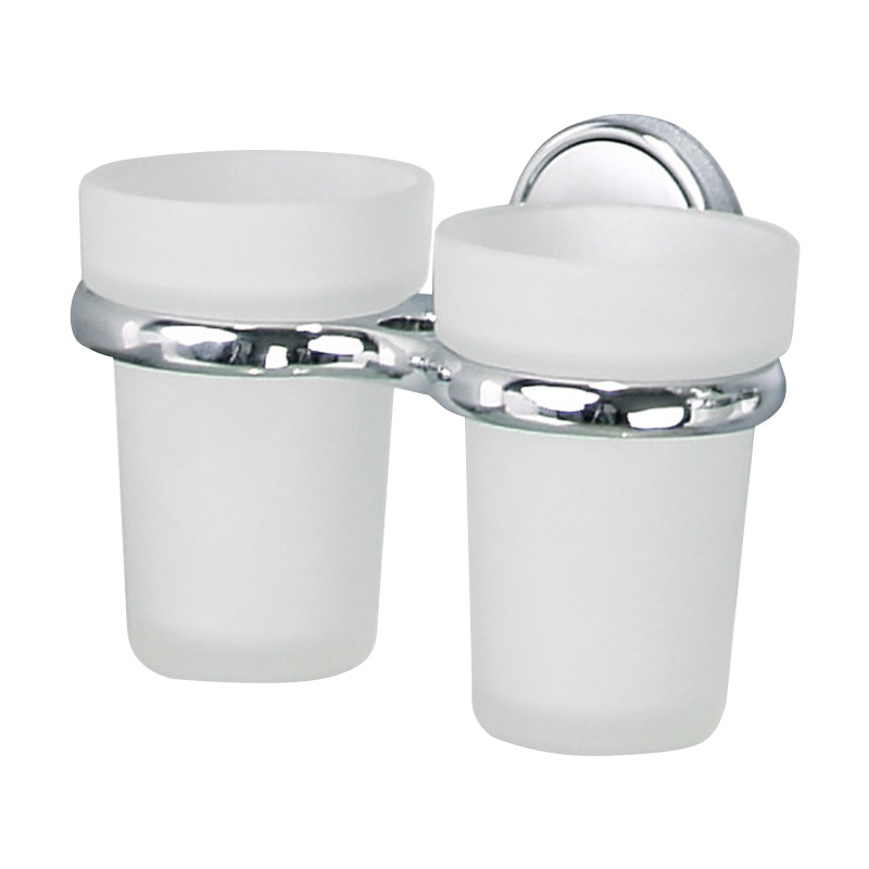 Double toothbrush holder with Ariel glass ⋆ MASTERHAUS