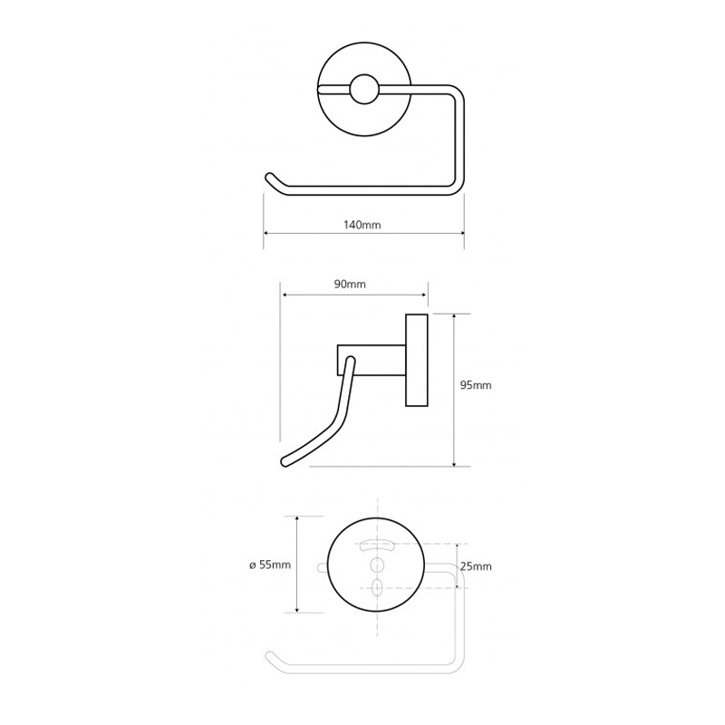 Omega toilet paper holder ⋆ MASTERHAUS
