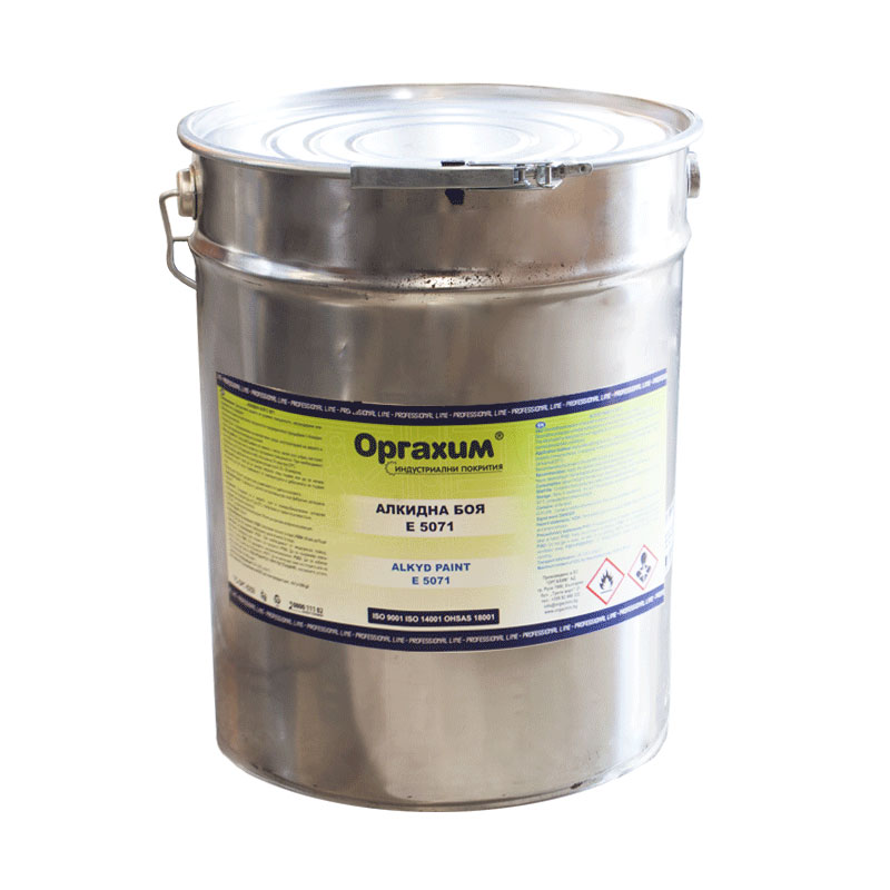 Alkyd enamel E 5071 satin 18l RAL 3020 traffic red ⋆ MASTERHAUS