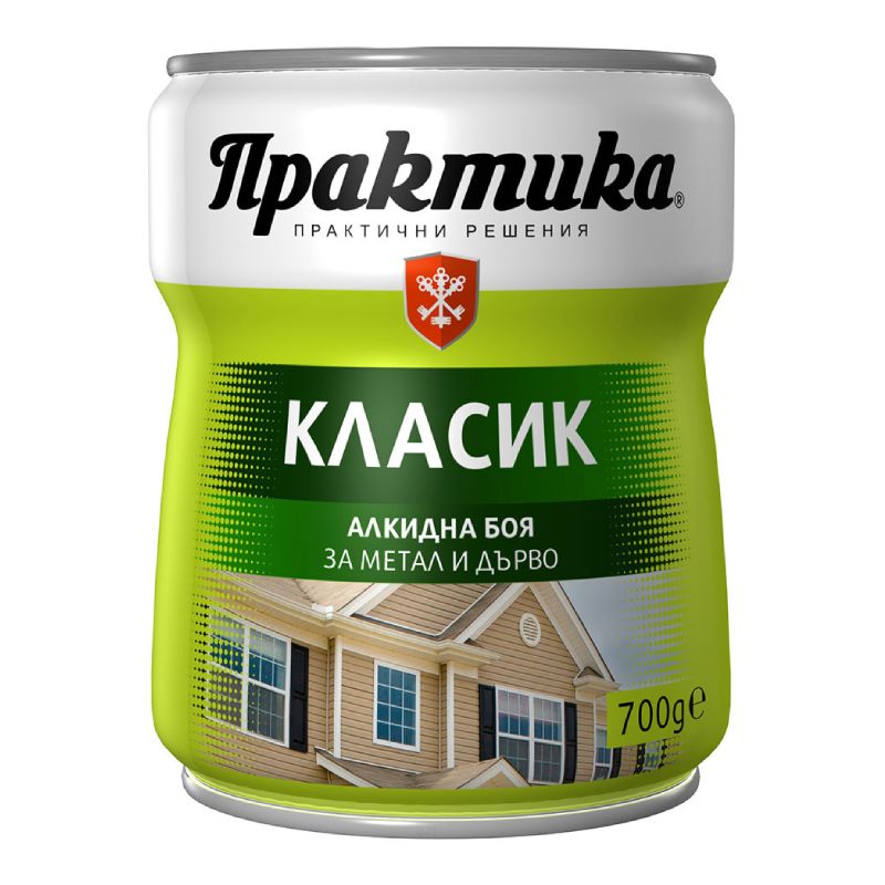 Alkyd paint for metal and wood Classic - 700 g, yellow ⋆ MASTERHAUS