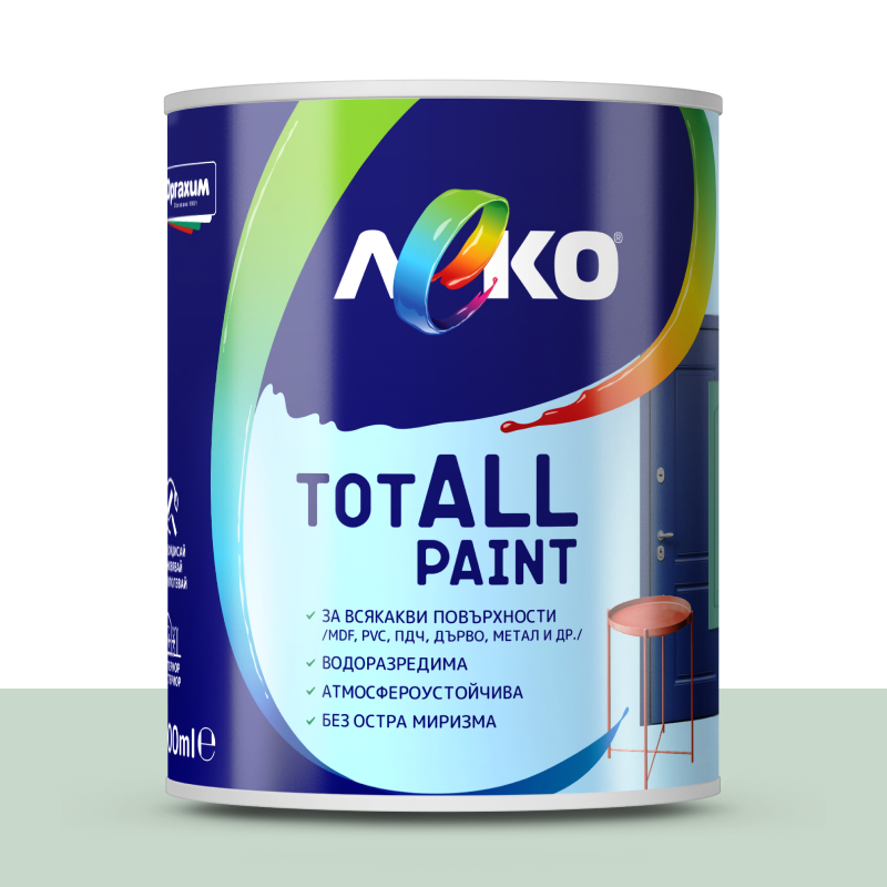 Universal water-soluble paint Leko TotALL paint 600ml alpine satin ⋆ ...