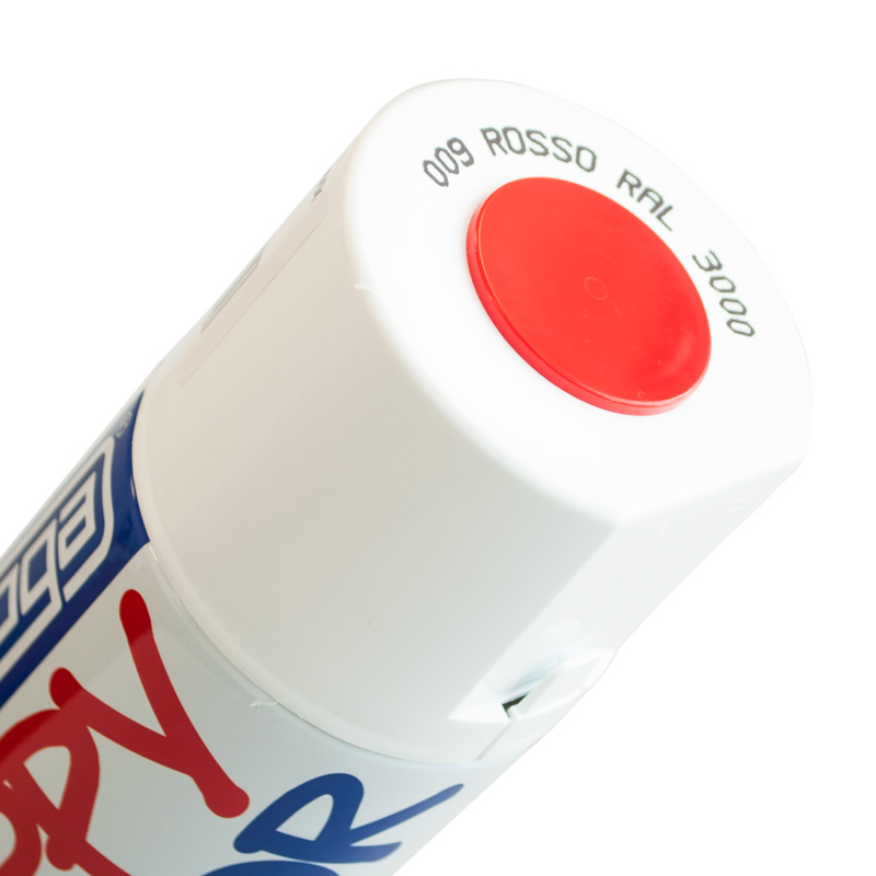Spray paint Red RAL 3000 HAPPY COLOR ⋆ MASTERHAUS