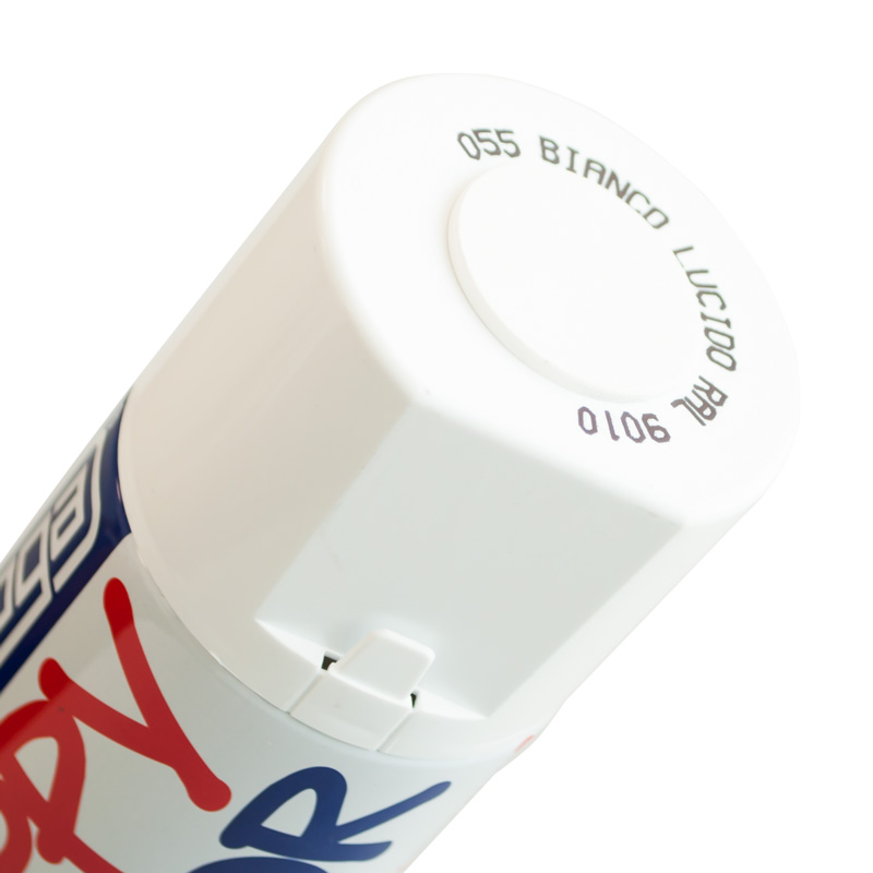 Спрей боя Бял гланц RAL 9010 HAPPY COLOR ⋆ MASTERHAUS