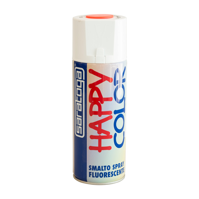 Fluorescent acrylic spray Orange HAPPY COLOR ⋆ MASTERHAUS