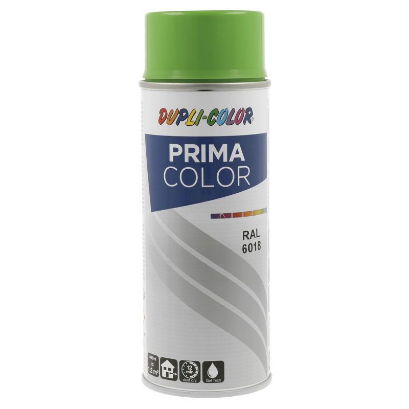 Spray paint spray paint Prima Color 400ml RAL 6018 yellow-green ⋆ ...
