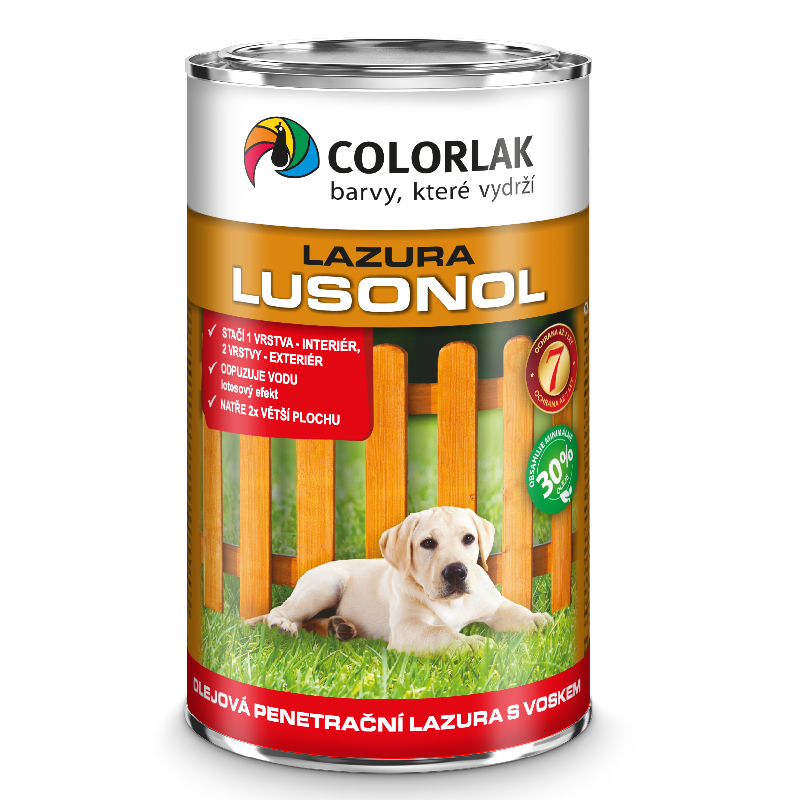 Импрегнант за дърво 900мл Lusonol C0099 с натурални масла абанос ...