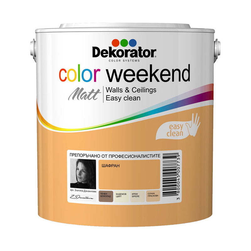 Latexfarbe Weekend Safran 2,5l matt ⋆ MASTERHAUS