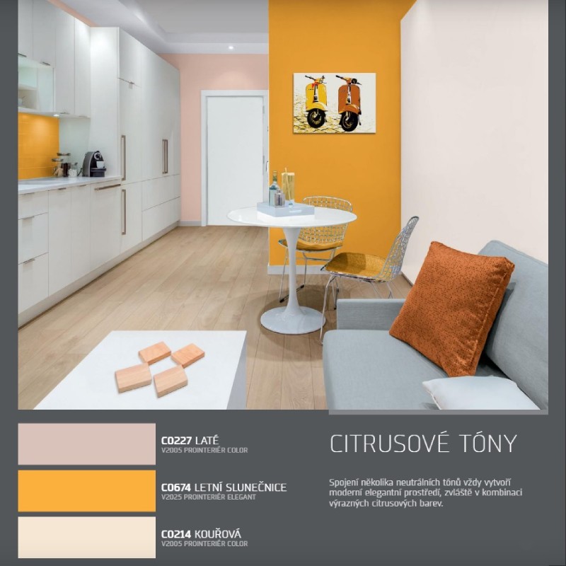 Миещ латекс Color V2005 - 4кг, пясъчна лилия мат C0214 ⋆ MASTERHAUS