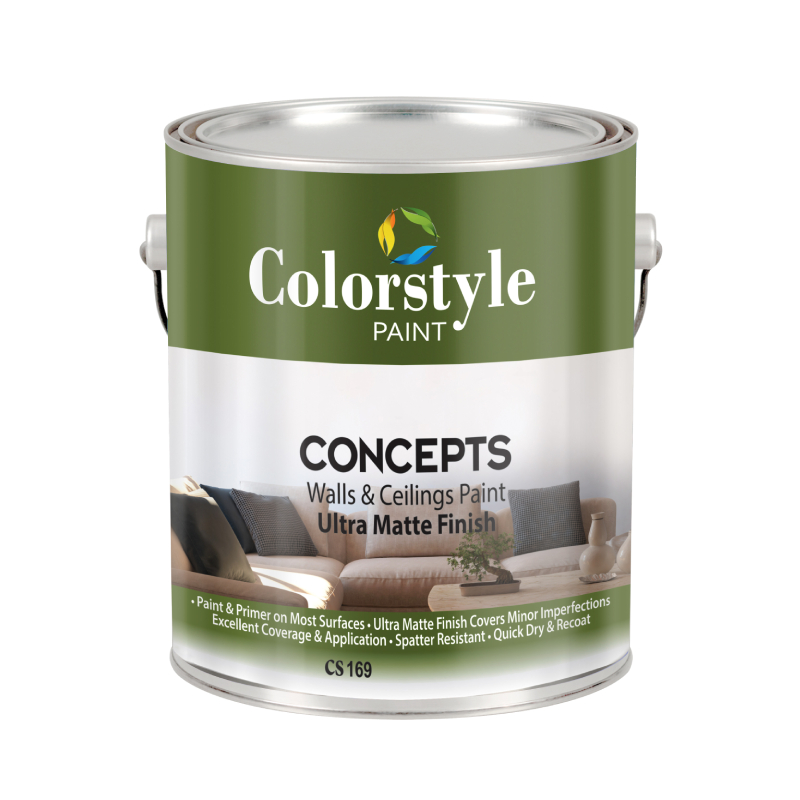 Interior paint ultra matte 2.733l CS169 Concepts ultra matte base W3 ...