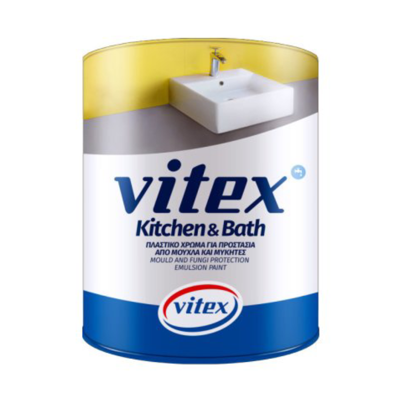 Base paint for bathrooms and kitchens white 9l Kitchen & Bath white and ...