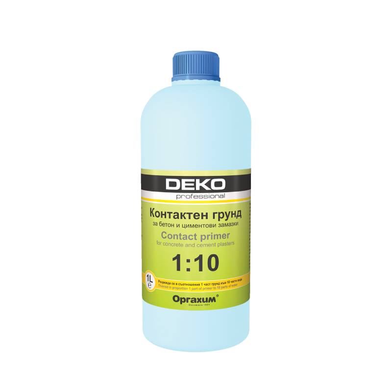 Contact primer for concrete 10 l Deko Professional green ⋆ MASTERHAUS