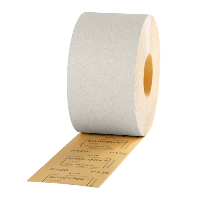 Sandpaper white P240 roll 116mm x 1m 24109 SMIRDEX ⋆ MASTERHAUS