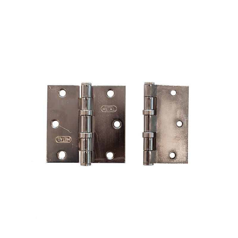 Hinge for seamless doors 75mm, nickel 2 pieces / package ⋆ MASTERHAUS