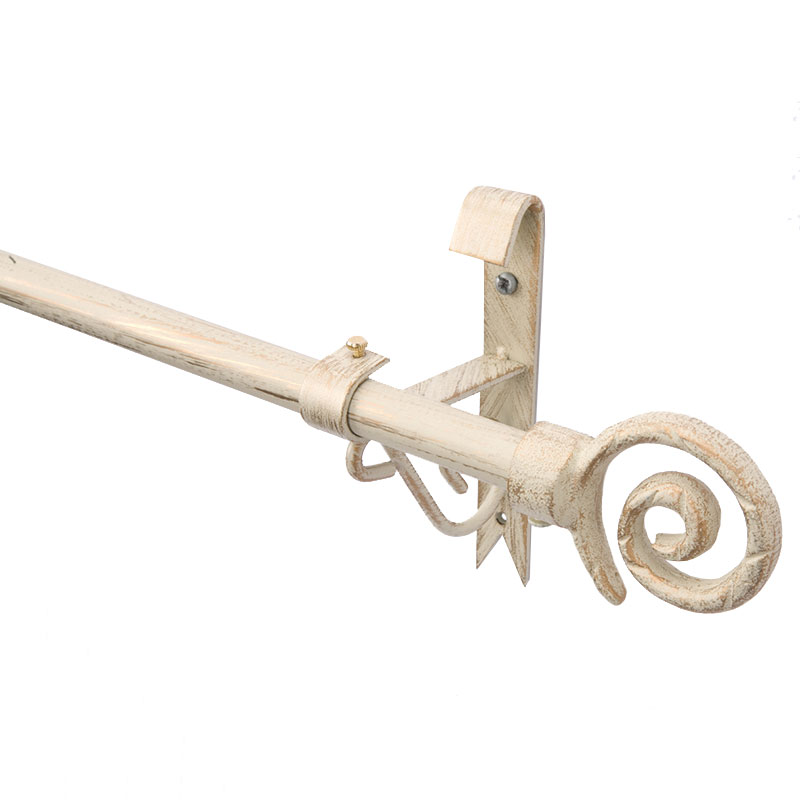 Cornice tip Yaviant F19mm Ivory hook ⋆ MASTERHAUS