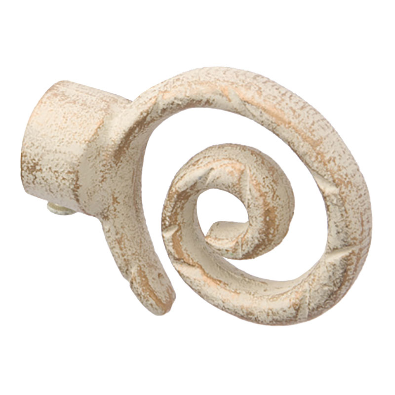 Cornice tip Yaviant F19mm Ivory hook ⋆ MASTERHAUS