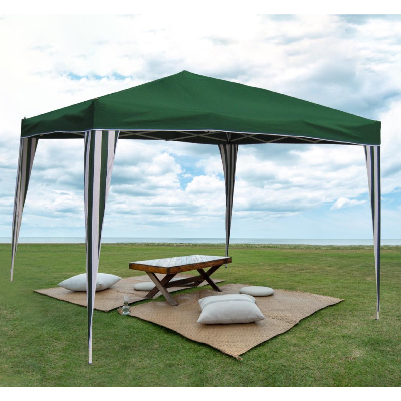 Градинска шатра 3 х 3м, зелена водоустойчива със сак 60256ST ⋆ MASTERHAUS