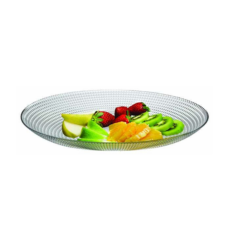Oval plate for serving 33 cm glass Generation ⋆ MASTERHAUS