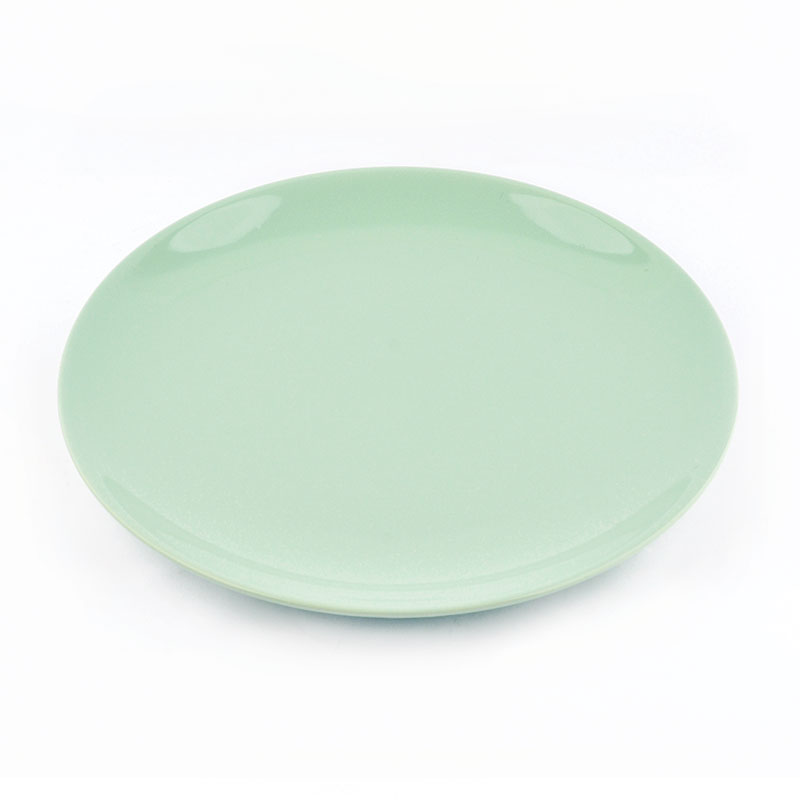 Shallow plate for main course ф27cm, green ⋆ MASTERHAUS