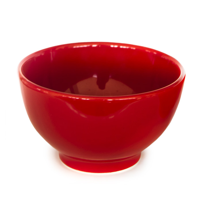 Ceramic round bowl ф15cm 600ml red ⋆ MASTERHAUS