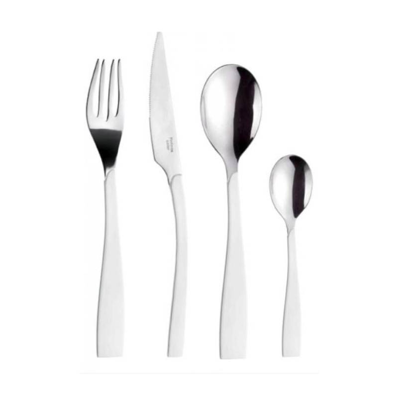 Cutlery set 24 pieces, 18/0 white handle Led ⋆ MASTERHAUS