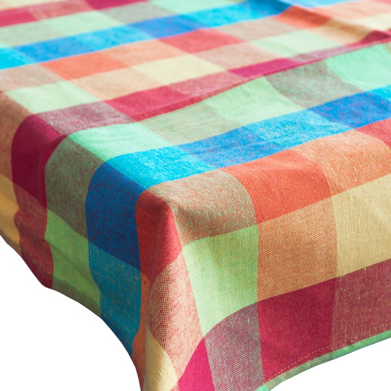 Tablecloth Multi 120 x 140 cm, 100% cotton, 270 g/sq.m, multicolor ⋆ ...