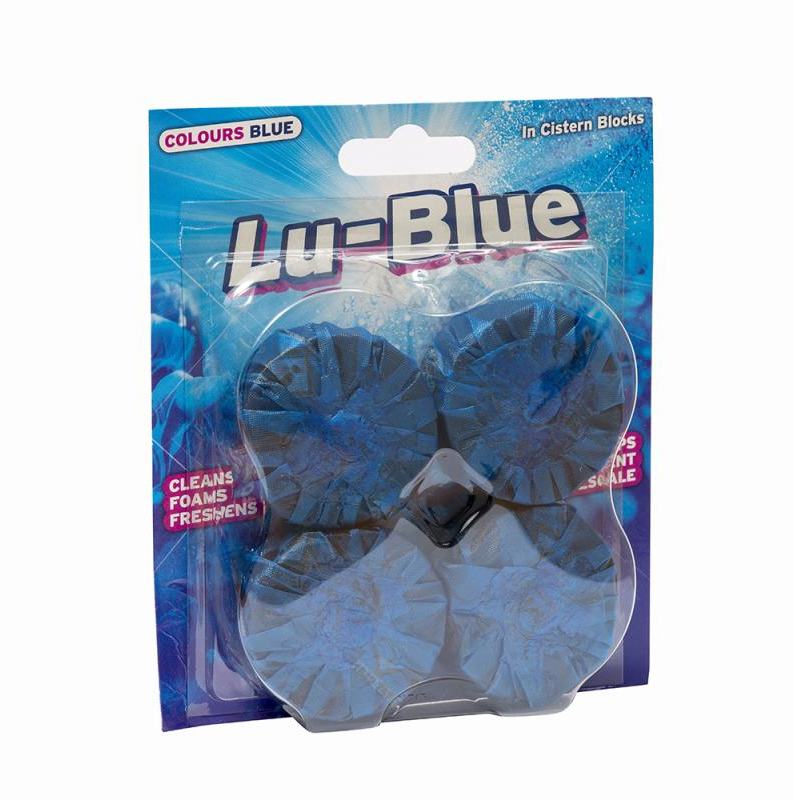 WC tablets Lu Blue - 4 pcs, blue water ⋆ MASTERHAUS