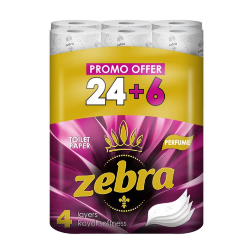 Toilet paper with perfume 24+6 2033 ⋆ MASTERHAUS