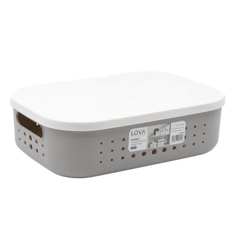 Storage box 3.2l/26x18x8cm with dots I107703 ⋆ MASTERHAUS