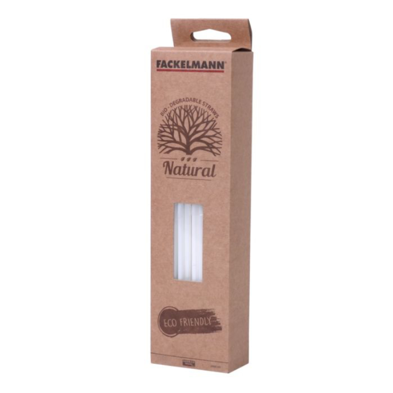 Straws 15cm/70pcs Bio Ø8mm 230285 FACKELMANN ⋆ MASTERHAUS