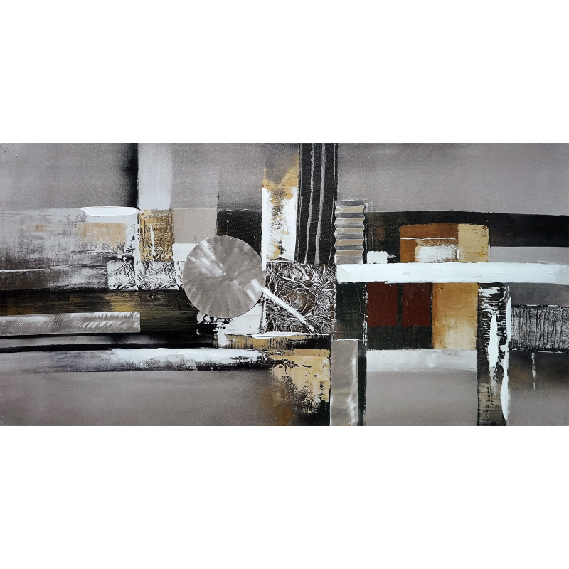 Painting with wooden subframe Livingroom - 60 x 30 cm, oil paints ⋆ ...