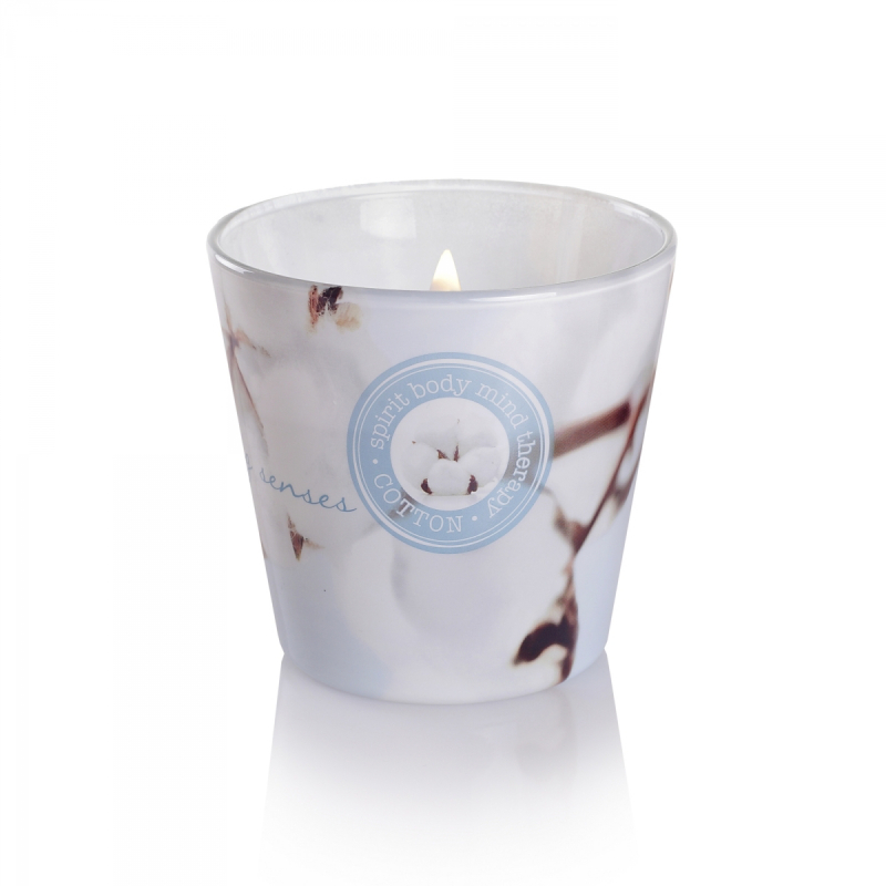 Scented candle in a cup Wellness&Beauty cotton ⋆ MASTERHAUS