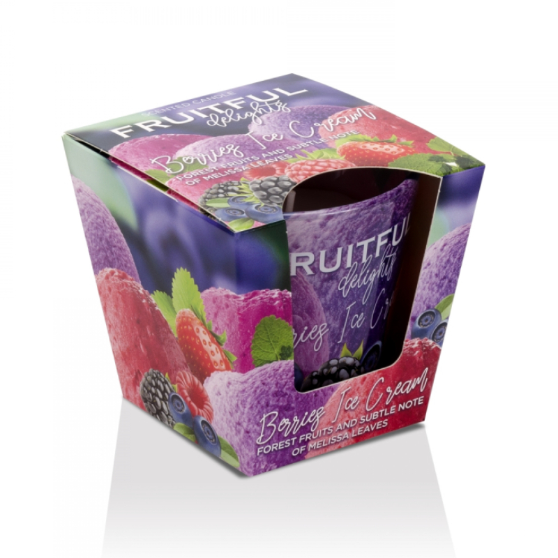 Scented candle in a glass 115g Fruitful ⋆ MASTERHAUS