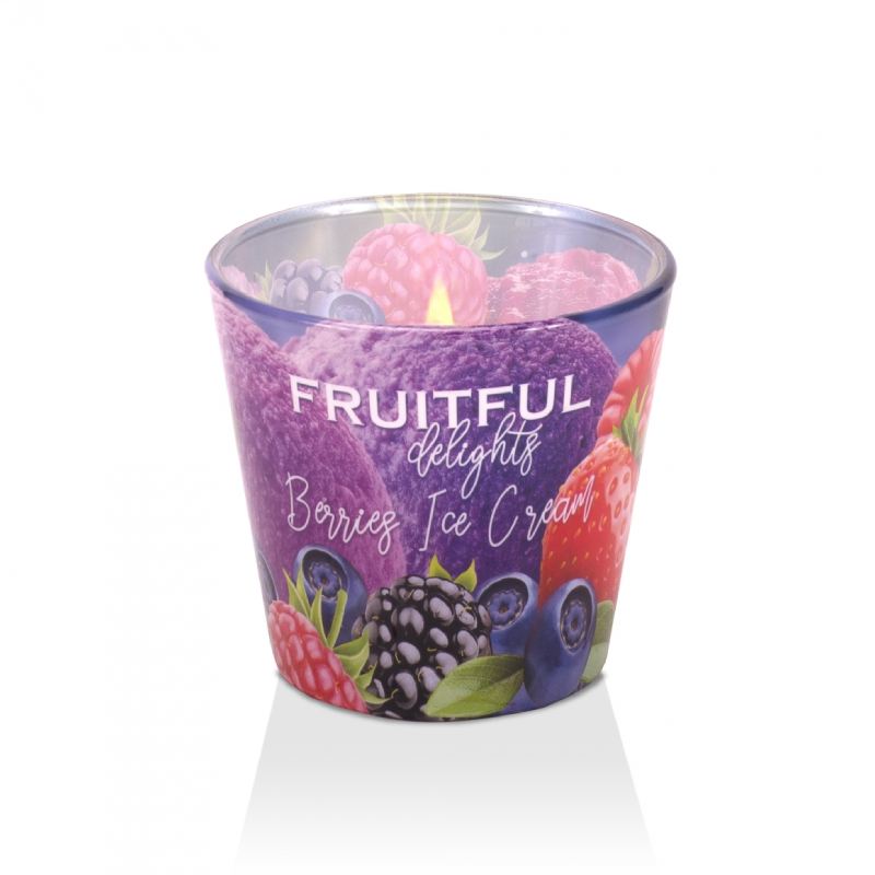 Scented candle in a glass 115g Fruitful ⋆ MASTERHAUS