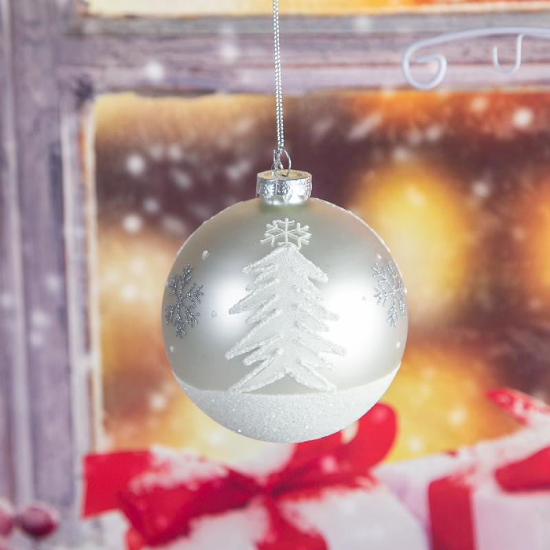 Christmas ball 8cm tree 29032313 ⋆ MASTERHAUS