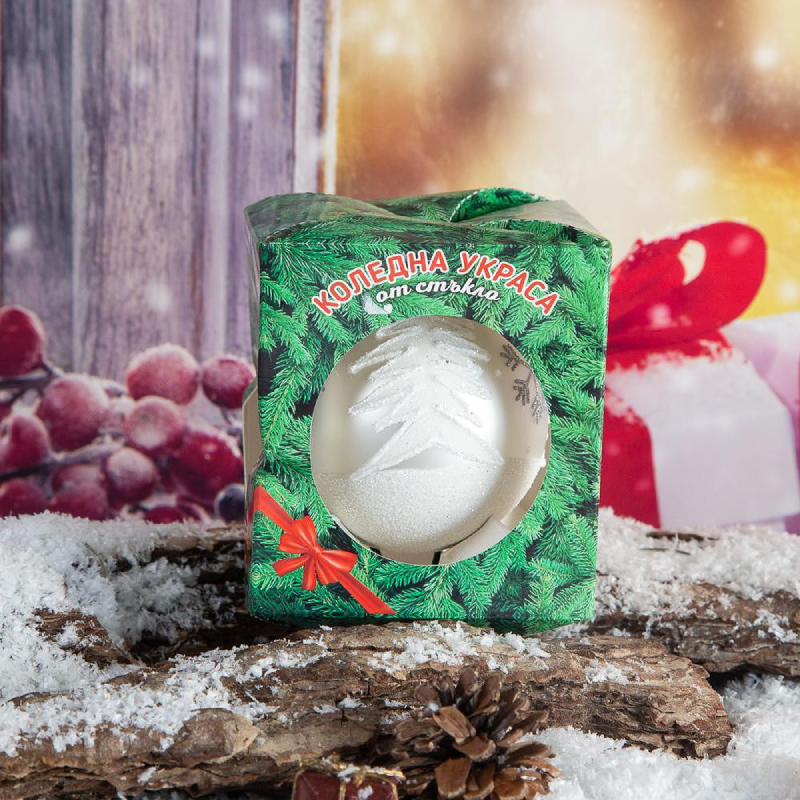 Christmas ball 8cm tree 29032313 ⋆ MASTERHAUS