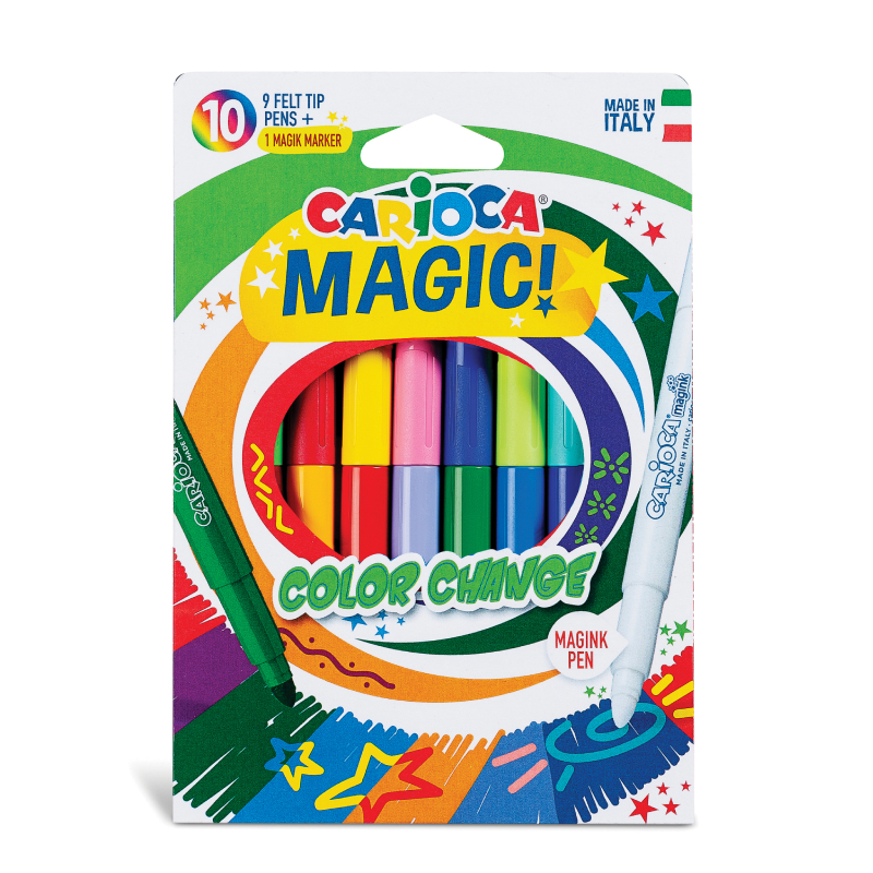 Magic felt-tip pens - 9 + 1 colors ⋆ MASTERHAUS