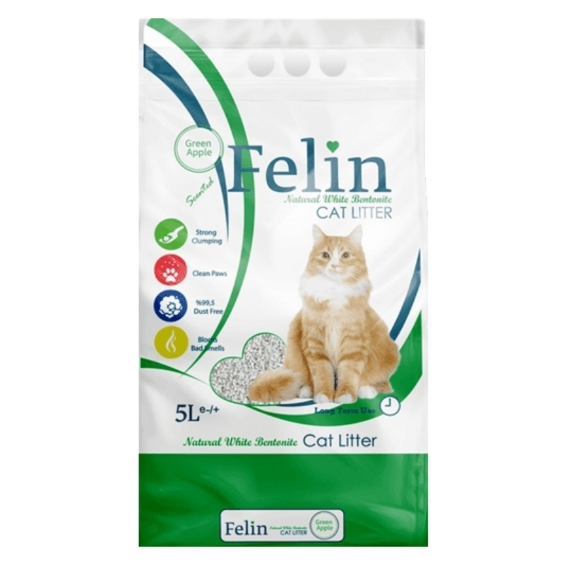 Cat litter 5l Bento Felin Green Apple ⋆ MASTERHAUS