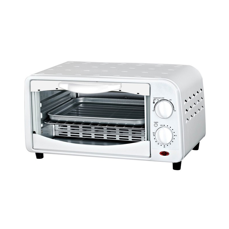 Mini oven with upper and lower reotan 800W GR09 - white ⋆ MASTERHAUS