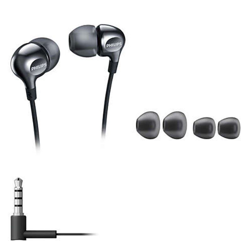 PHILIPS Стерео слушалки SHE3700BK/00 - черни, 8.6мм мембрани | MASTERHAUS