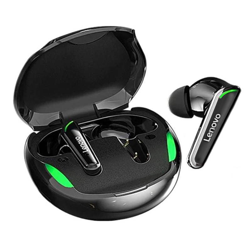 Wireless headphones 5/32h USB-C charging case, Lenovo ThinkPlus Live ...