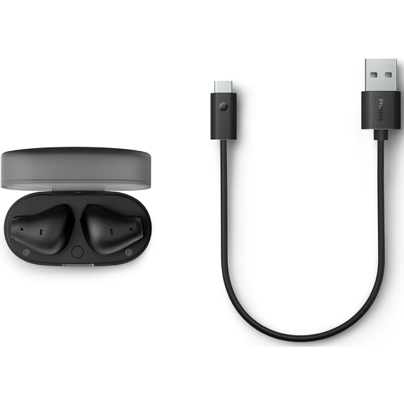 Слушалки безжични 7h-21h USB-C IPX4 TAT2139BK/00 PHILIPS ⋆ MASTERHAUS