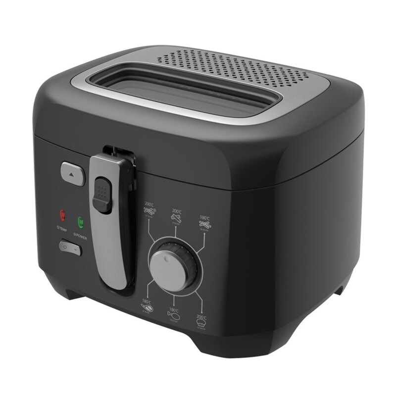 Фритюрник FDF-2518BS, 1800W, 2.5л., незалепващо покритие, FINLUX ⋆ ...