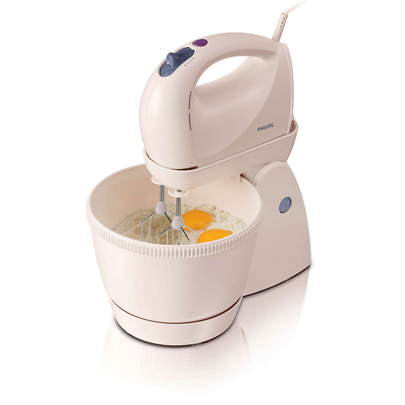 Mixer with bowl PHILIPS HR1565/40, 400W, two types of stirrers ⋆ MASTERHAUS