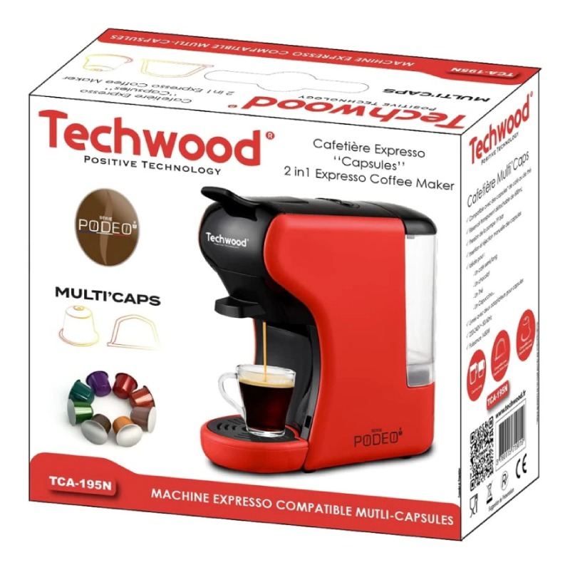 Комбинирана кафемашина с капсули за Dolce Gusto и Nespresso 1450W ...